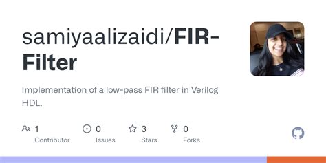 Fir Filterscriptmlx At Main · Samiyaalizaidifir Filter · Github
