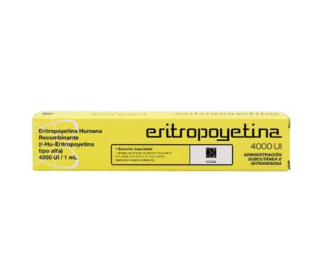 Eritropoyetina Iclos 4000uiml 1 Jeringa Prellena Solucion Inyectable