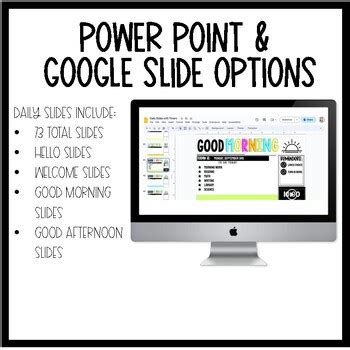 Daily Classroom Slides By Guide Inspire Grow TPT