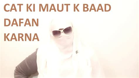 Cat Ko Dafnana Marnay K Baad I Cat Ki Maut K Baad Dafan Karna Youtube