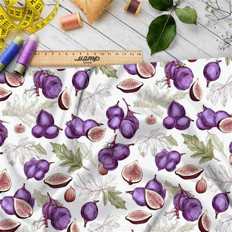 Ткань премиум шифон аппетитный инжир Купить Ткань премиум шифон с бесплатной доставкой по