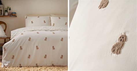 How Cute Are These Cream Cockapoo Tufted Duvet Sets
