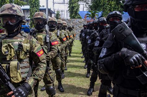 Swat Team Philippines Pnp Special Action Force Participates In The