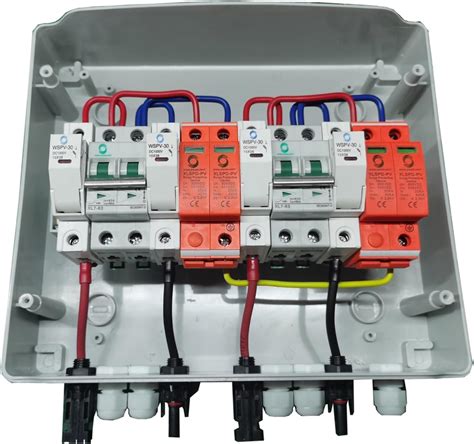 Amazon TUNNE Solar Combiner Box WSDB PV2 2 500V 600V 2 Input 2