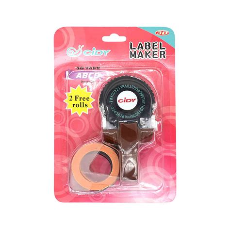 Embossing Label Maker Machine With Tapes Omega S Vintage 3d Embosser Old School Handheld Label