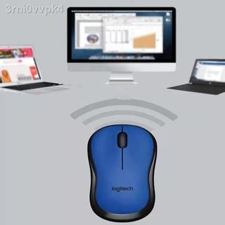Logitech M Wireless Silent Mouse Noiseless Productivity Shopee