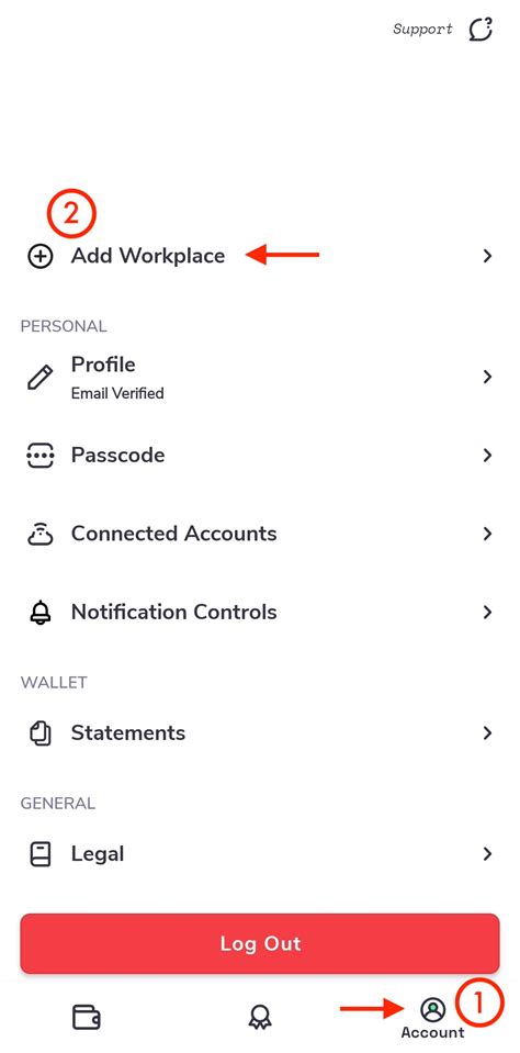 How Can Workers Add A Workplace To Their Account Admin Support