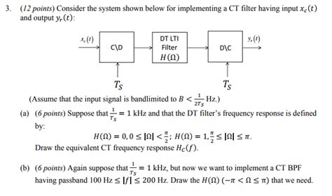 Solved Points Consider The System Shown Below For Chegg Com