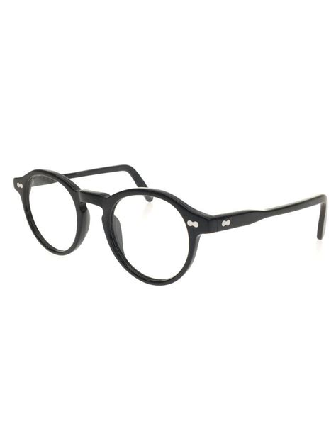 Moscot モスコット Miltzen メガネ ウェリントン プラスチック Blk Clr メンズ 本体のみ 中古品の販売・通販