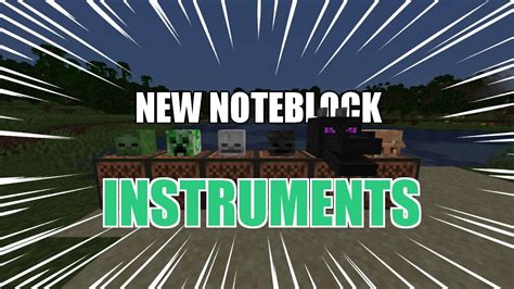 New Noteblock Instruments Youtube