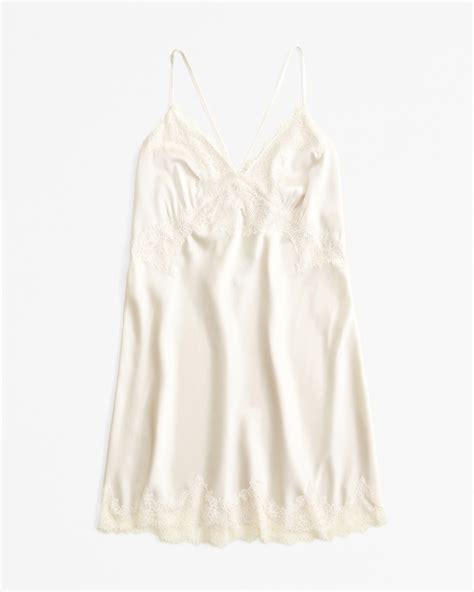 Womens Lace And Satin Nightie Womens Intimates And Sleepwear