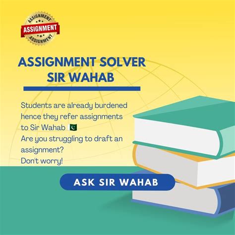 Assignment Solver Sir Wahab