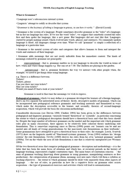 Descriptive Versus Prescriptive Grammar Pdf Grammar English As A