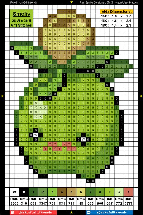 Smoliv Pixel Sprite Graph Cross Stitch Pattern Album On Imgur