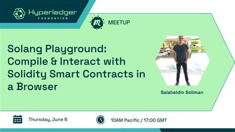 Hyperledger Foundation On Linkedin Solidity Smartcontracts