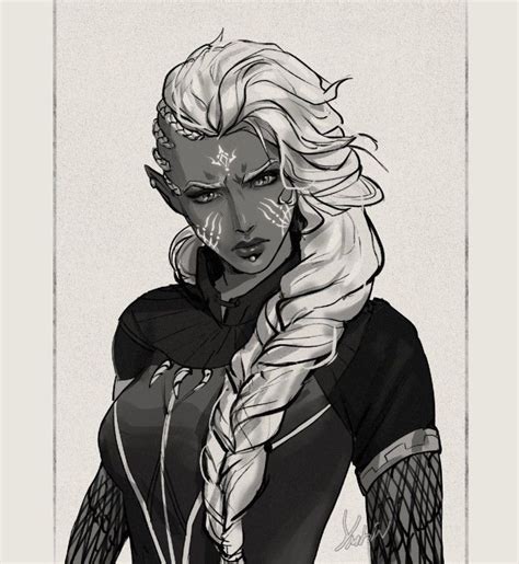 Mirevan Dragon Age Эльфийка Фэнтези рисунки Фэнтези