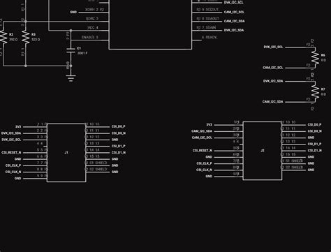 schematic for connectcore csi adapter board connectcore mipi csi