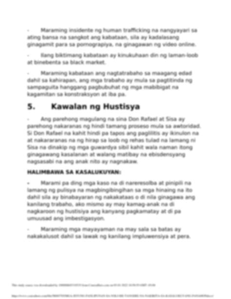 Mga Isyung Panlipunan Sa Noli Me Tangere Na Nakikita Sa Kasalukuyang Hot Sex Picture