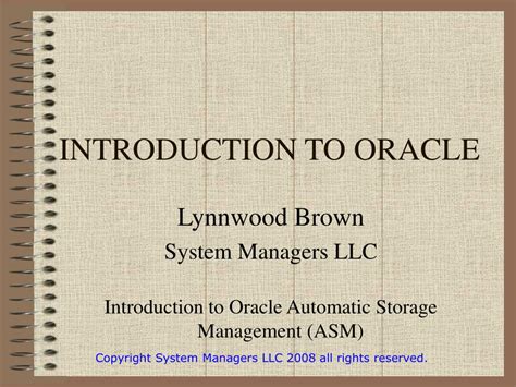 PPT INTRODUCTION TO ORACLE PowerPoint Presentation Free Download ID