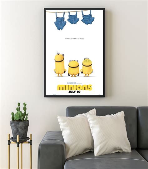 Minions Movie Poster Etsy