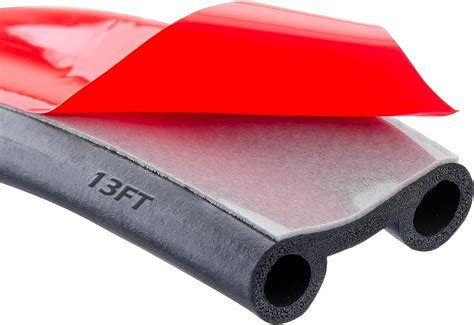 Myfamirea Sello Adhesivo De Goma Epdm Para Puerta Trasera De 13 Pies Tira Universal De Sellado
