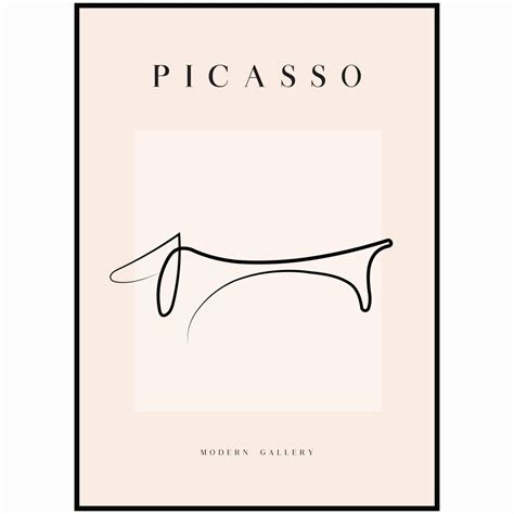 Pablo Picasso Pes Jen Tak Z Lásky