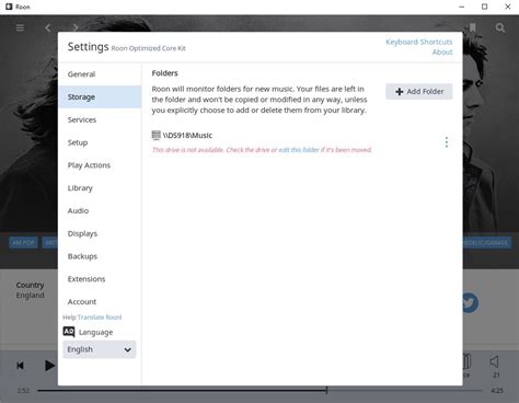 Roon Cannot Find Music Folder On NAS Anymore Support Roon Labs Community
