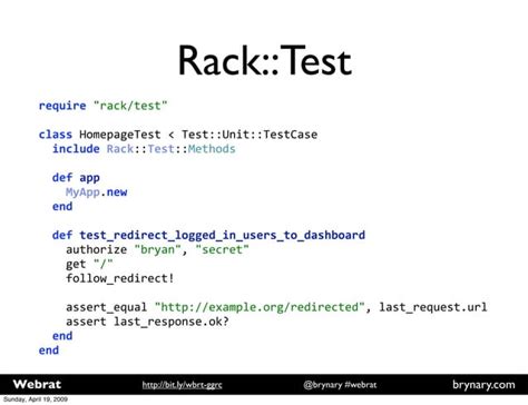 Webrat Rails Acceptance Testing Evolved Ppt
