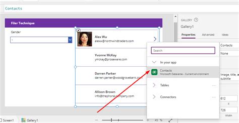 filter gallery by dropdown list in canvas apps power apps softchief learn