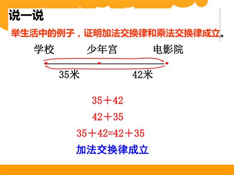 四年级上册数学北师大版加法交换律和乘法交换律（课件） 共17张ppt 21世纪教育网