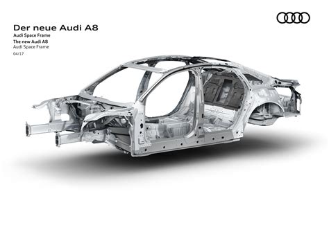 D5 Audi A8 To Use Multi Material Space Frame Chassis Der Neue Audi A8