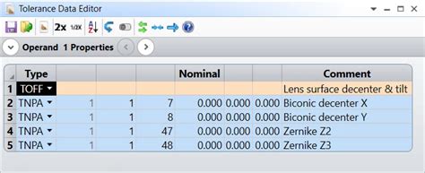 How To Perform Surface Tilt And Decenter And Surface Irregularities Tolerancing In Non Sequential