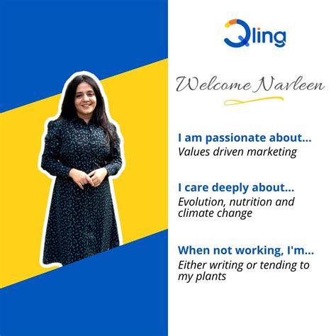 Ankush Chopra On Linkedin I Am Thrilled To Share That Navleen K Bali Is Joining Qling As An