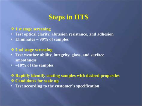 High Throughput Screening Ppt