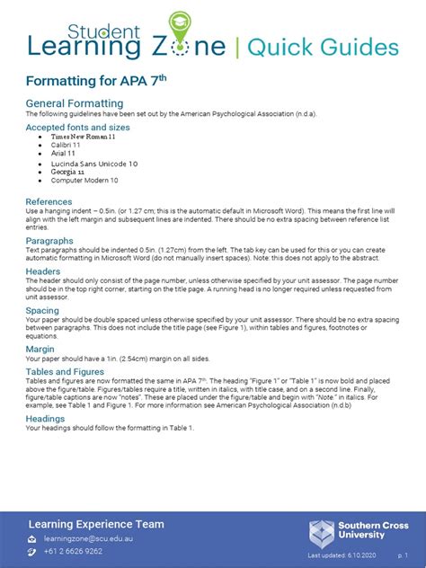 Formatting For Apa7 Pdf Apa Style Paragraph