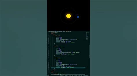 Css Animation Effects Solar System Html Css Html Cssanimation