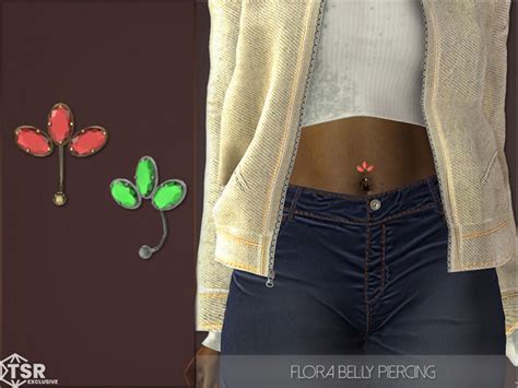 The Sims Resource Flora Belly Piercing