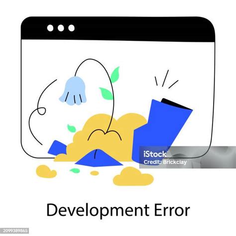 Development Error Stock Illustration Download Image Now Broken