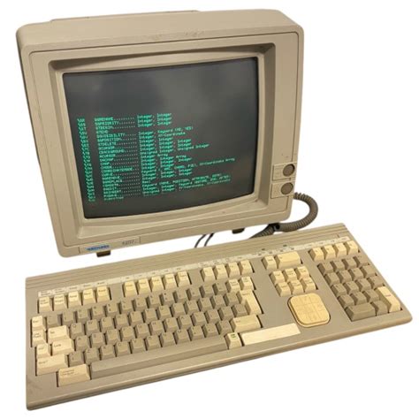 Prop Hire Tektronix 4207 Computer Terminal Eighties 1986 Practical Working