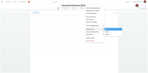 New Import Spreadsheets And CSV Files To Asana Projects