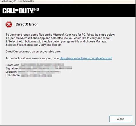 Awarded Solutions To Call Of Duty Black Ops 6 Directx Error