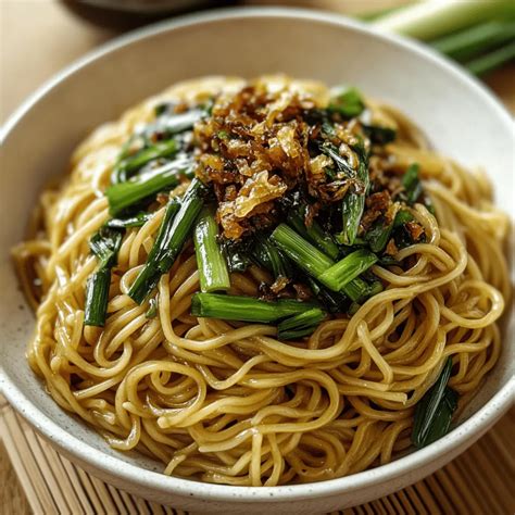 Irresistible Scallion Oil Noodles In 25 Minutes