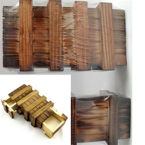 Wooden Magic Puzzle Secret Hide Box Mini Hidden Co Vicedeal