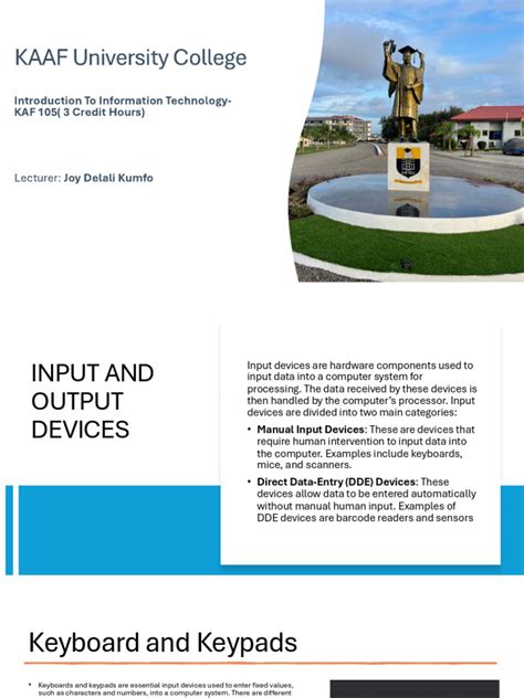 Lecture 5 And 6 Input And Output Devices Pdf Digital Camera Radio