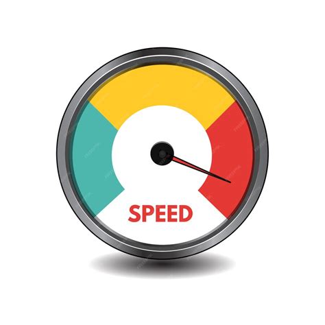 Premium Vector Loading Speed Gauge