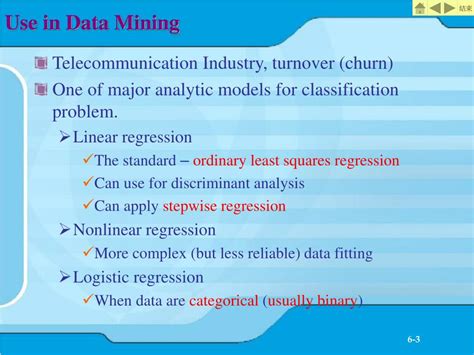 Ppt Chapter 6 Regression Algorithms In Data Mining Powerpoint Presentation Id5990417