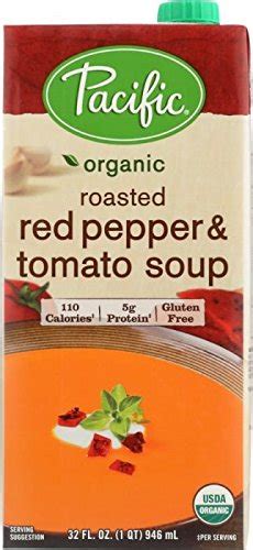 Pacific Organic Roasted Red Pepper And Tomato Soup 32oz 8