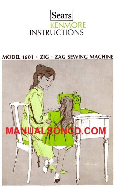 Kenmore 15816010 15816013 Sewing Machine Manual Pdf