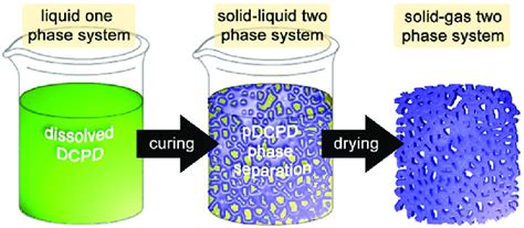 Cartoon Of The Process Chemically Induced Phase Separation For The Download Scientific Diagram