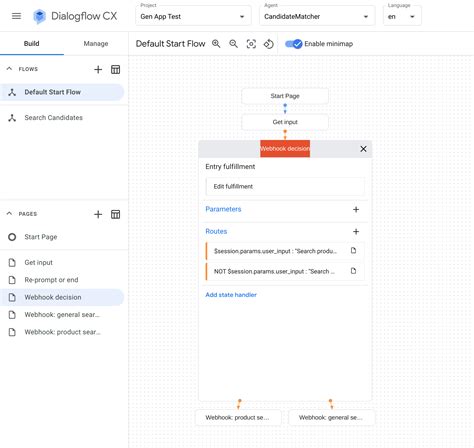 Google Cloud Platform How To Use Dialogflow Cx Intents To Recognize User Input For Product Or